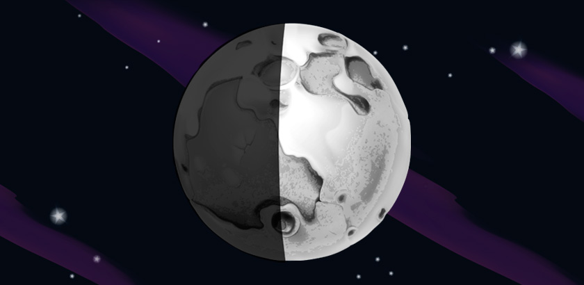 Lua Quarto Crescente - Saiba o que fazer durante esta fase da lua